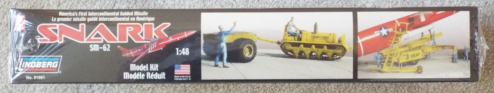 1/48 SM-62 Snark Guided Missile & Launcher Lindberg #91001 Shrink ...