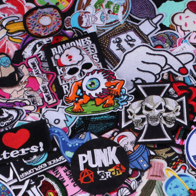 *NEw* fun 20pcs/lot Random Mixed Patch Set Iron Sew on Patches ...