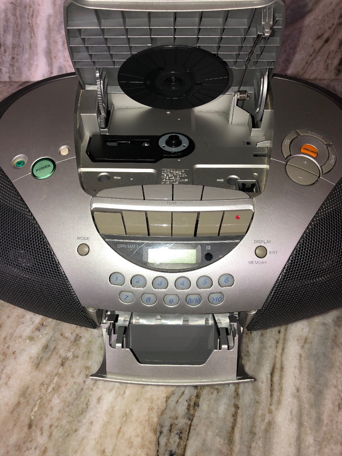 Sony CFD-S300 CD CD-R/RW AM/FM Cassette Player Recorder Boombox - Fully ...