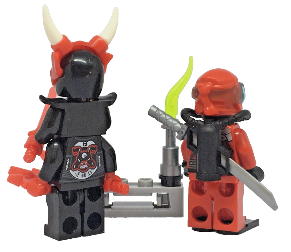 Lego Kai Ninja Scuba Diver ninjago limited edition & Mr. E Oni Red Mask - 4 | eBay