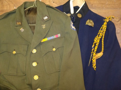Named WW2 LtCol Uniform and his 1927 Virginia Tech ROTC uniform--MINT ...