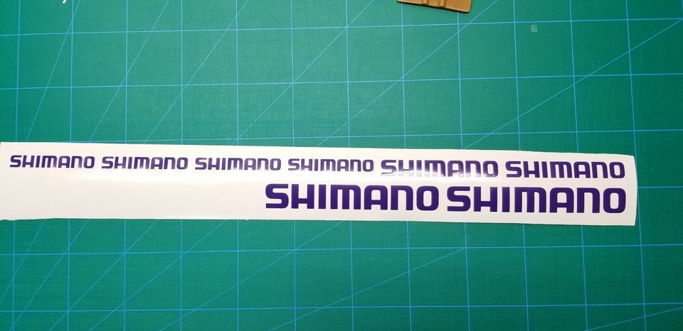 Custom Shimano Decal Set. Custom Colors. MTB Road Bike Frame Helmet ...