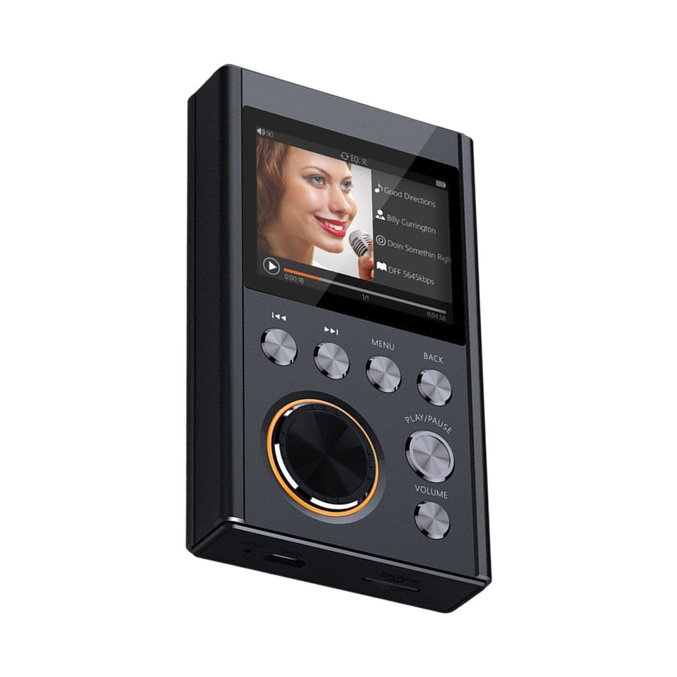 2.0"64GB Hifi MP3 Player High-Resolution DAC W/DSD High-Resolution ...