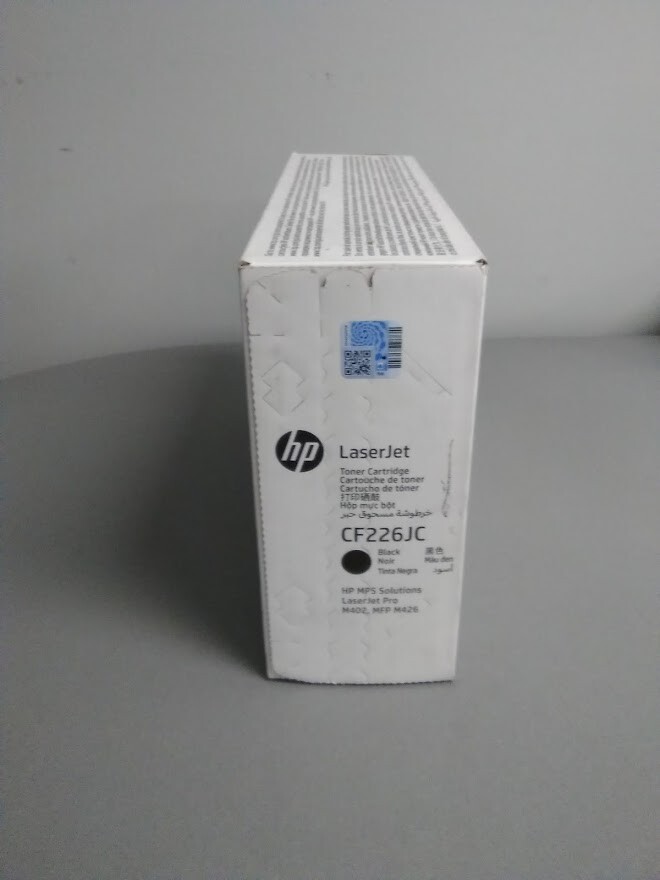 HP CF226JC Black Toner Cartridge, High Yield 26JC HP LaserJet Pro M402 ...