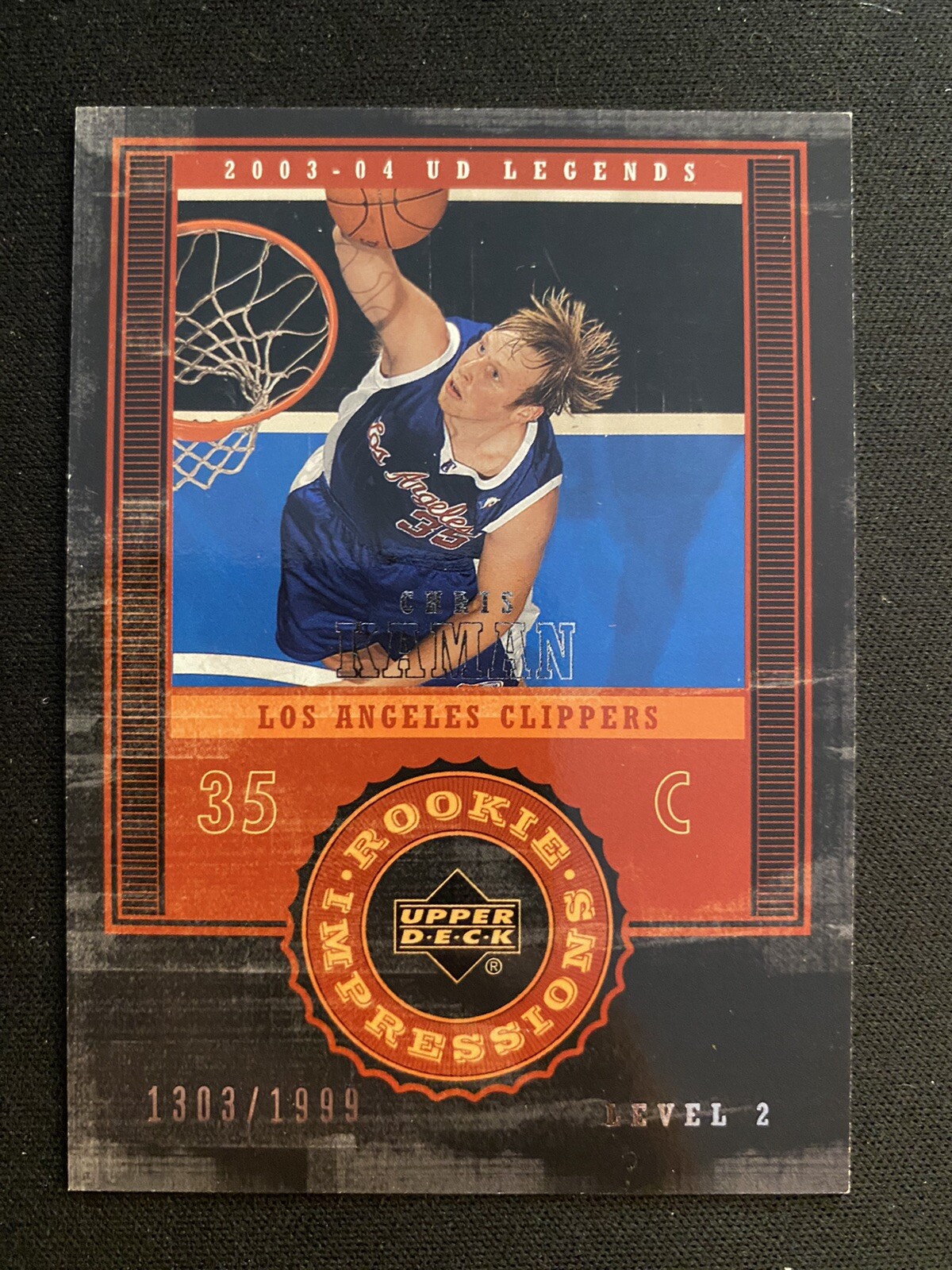 2003-04 Upper Deck UD Legends /1999 Chris Kaman #120 Rookie RC | eBay