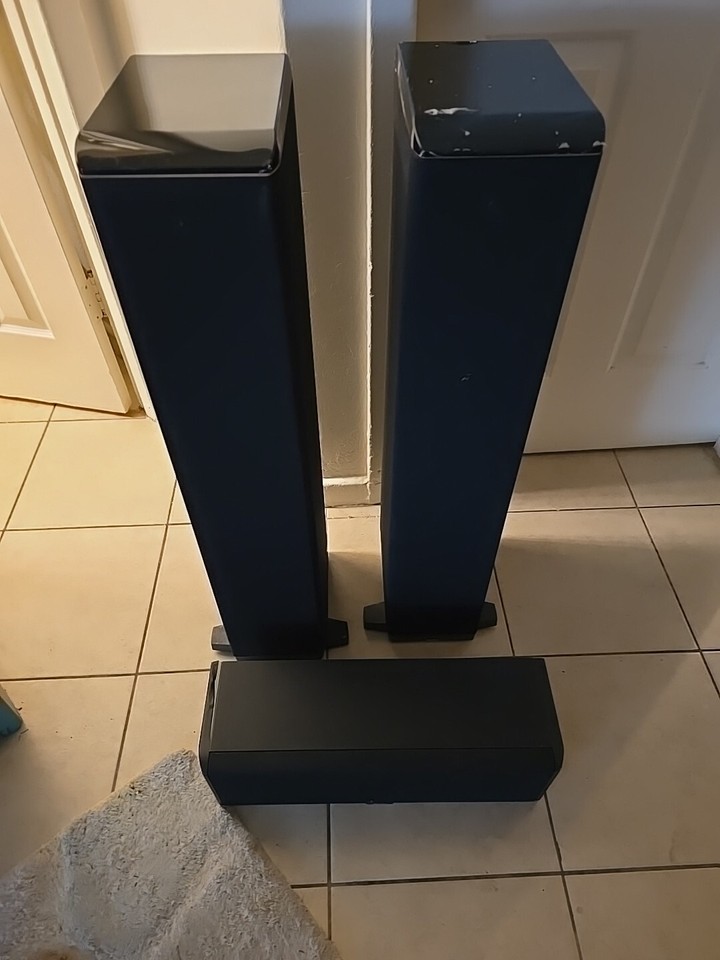 Boston Acoustics Vr940 SET OF 2 TOWERS PLUS CENTER BOSTON VR910 ...