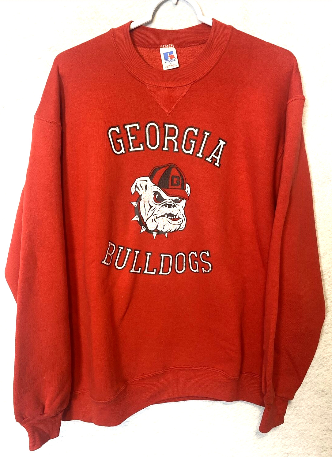 Vintage Russell Athletic Georgia Bulldogs Crewneck Sw… - Gem