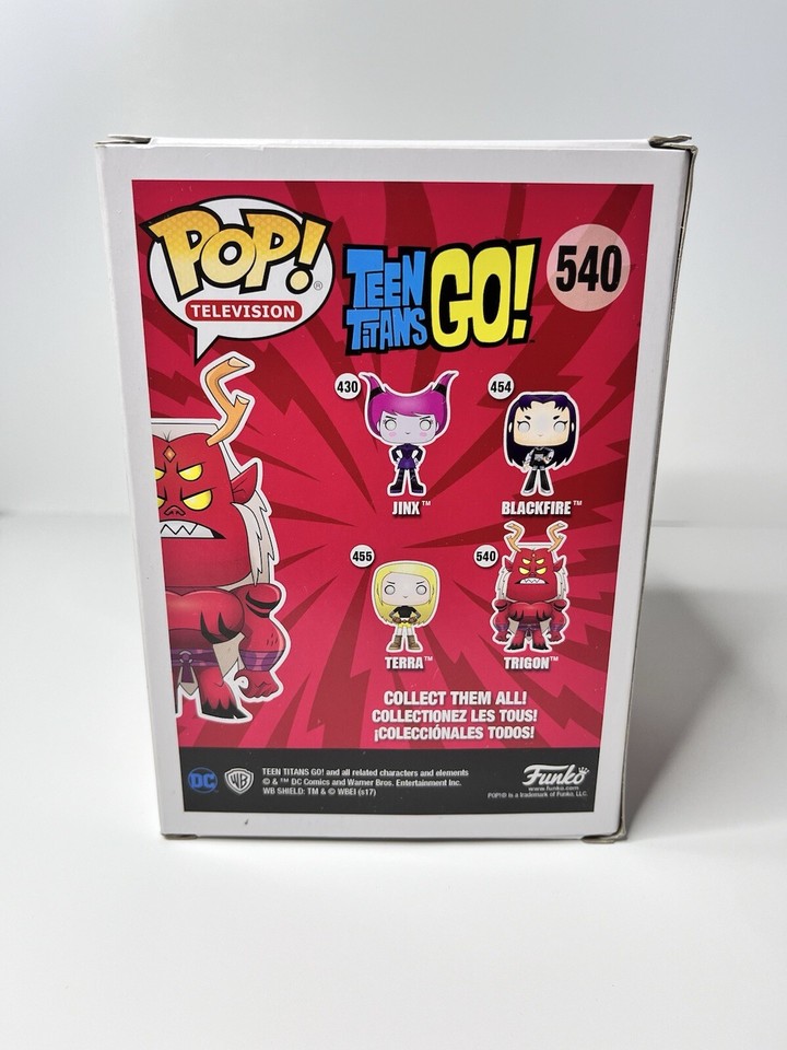 Funko Pop! Teen Titans Go: Trigon DC Vinyl Figure #540 W/Protector ...