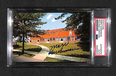 Marv Harshman "WWII Navy" Signed Basketball Hall of Fame HOF Auto ...