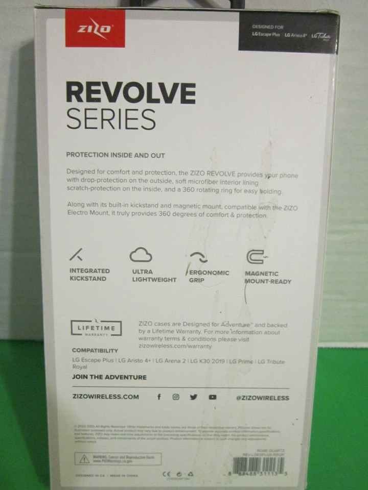 Zizo Revolve Series Phone Case LG Escape Plus LG Aristo 4+ LG Tribute ...