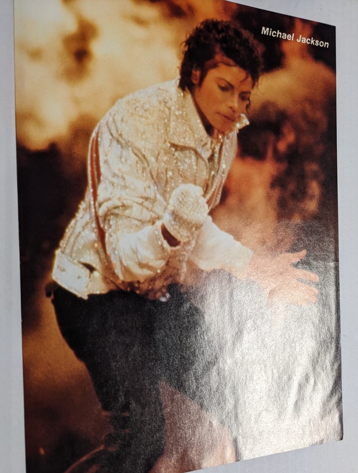 MICHAEL JACKSON LIVE / JACKSON 5 / 1985 MAGAZINE FULL PAGE PINUP POSTER CLIPPING | eBay