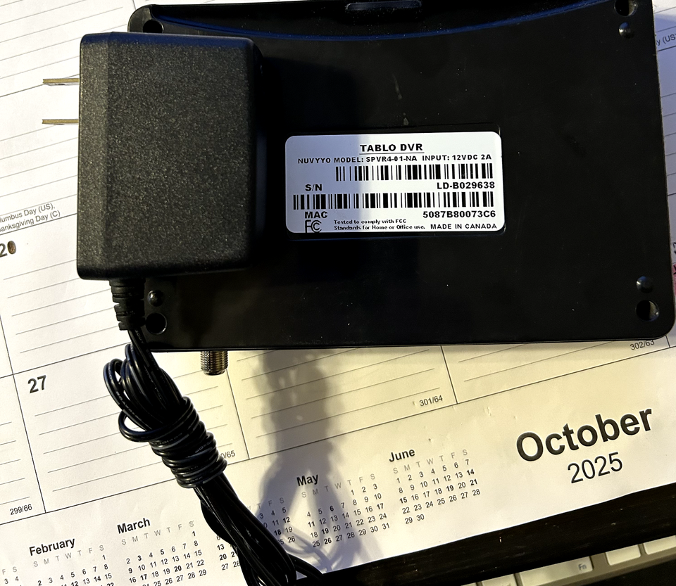 Tablo 4 Tuner OTA DVR (SPVR4-01-NA) Cord cutting TV Recorder | eBay