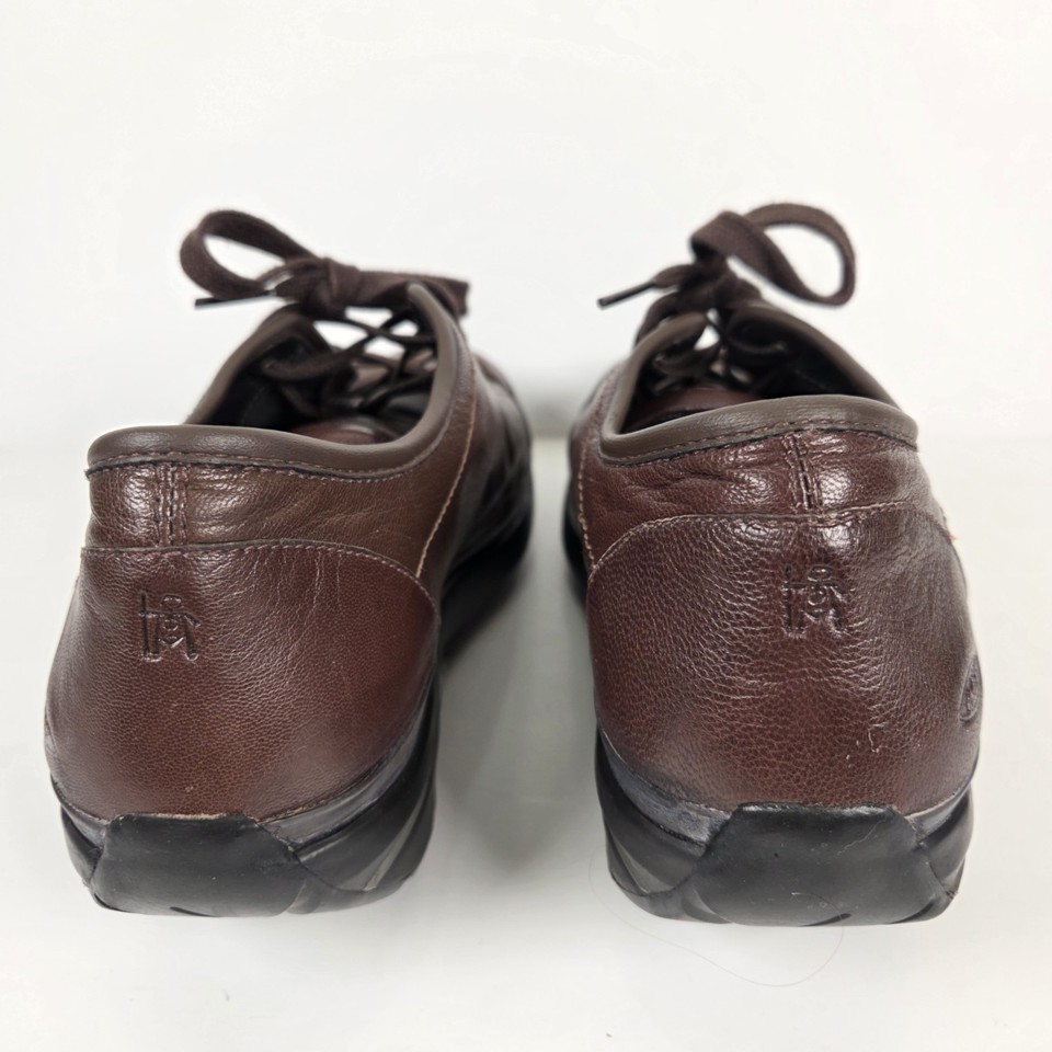 MBT Batini Lace Up Women's Shoes Size EU40 US9-9.5 Brown Leather Rocker ...