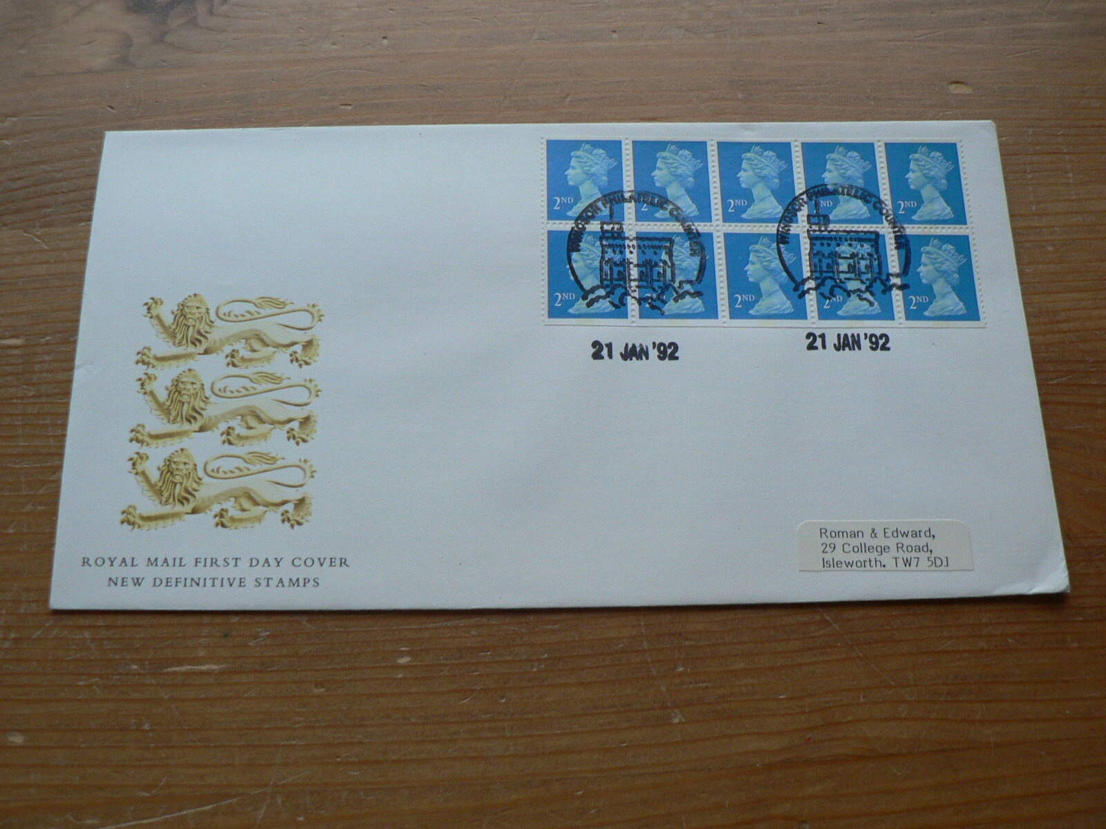 Royal Mail Definitive First Day Covers, 1st + 2nd Class NVI Machin ...