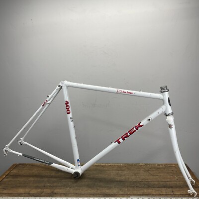 Vintage Trek 400 Frame Set 51 Cm White 126 mm Small 20 Lugged Steel ...