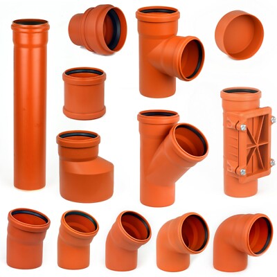 KG Rohr, Kanalrohr, Abwasser, Bogen, Abzweig, Muffe, DN 110 125 160 200 ...