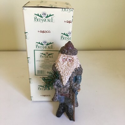 Santa Figurine with Blue Pants-Belsnickle-Enesco-#214965 | eBay