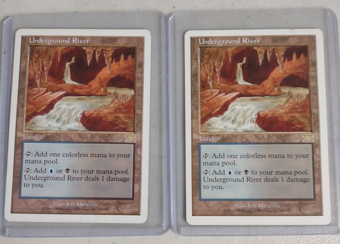 Underground River MTG Sixth Edition LP Set of 2 | eBay