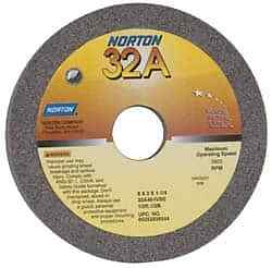 Norton 32A46-IVBE 6" Type 6 Straight Cup Grinding Wheel, 46 Grit Course ...