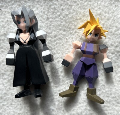 Cloud & Sephiroth Polygon Figure FF7 Final Fantasy VII Remake, Blind ...
