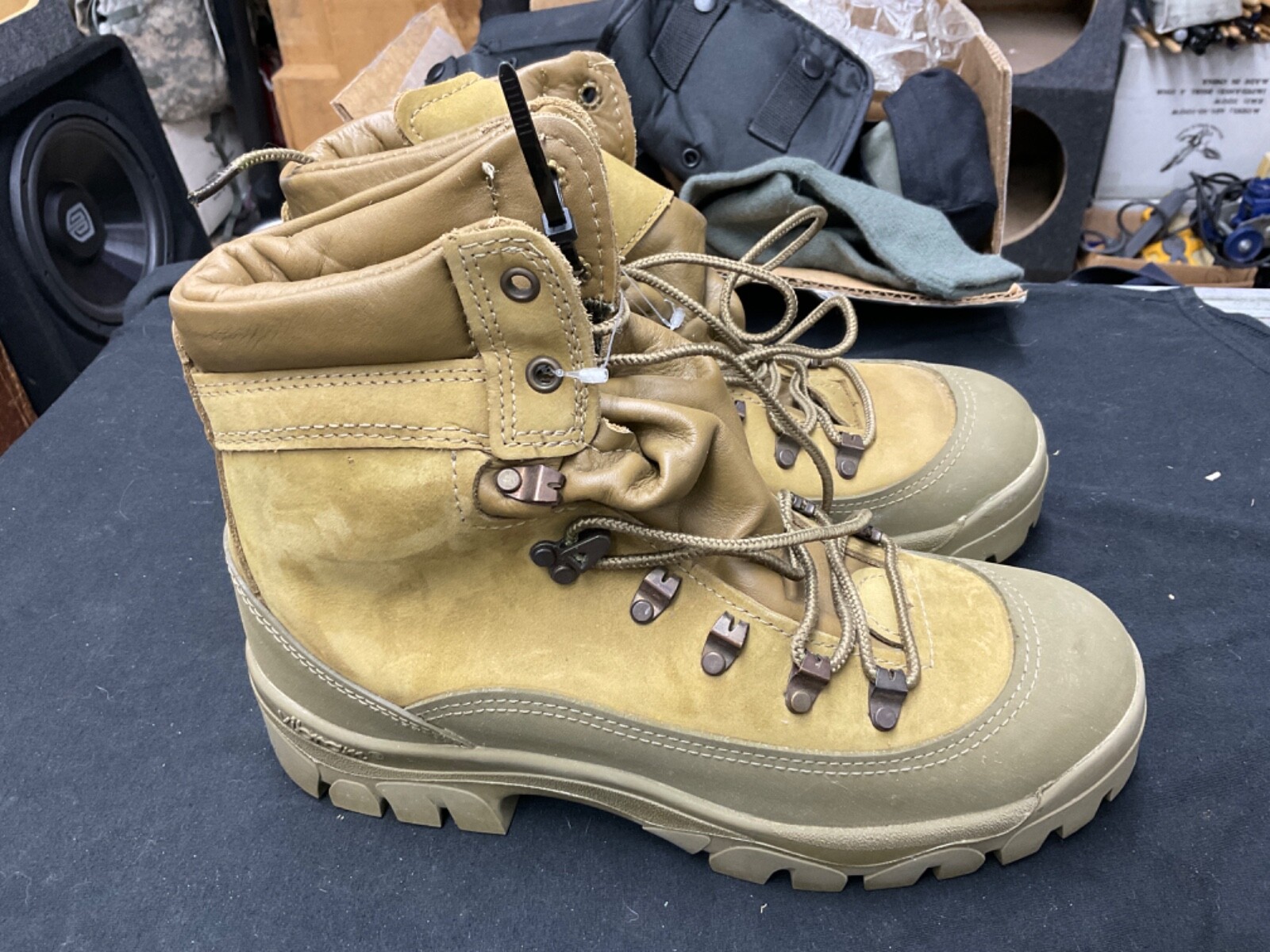 BATES VIBRAM Gore-Tex Mountain Combat Boots Men's 8W - E03412A | eBay