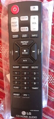 LG Akb73656403 Cd home audio receiver remote CM2630DAB CMS2630FH I SHIP ...