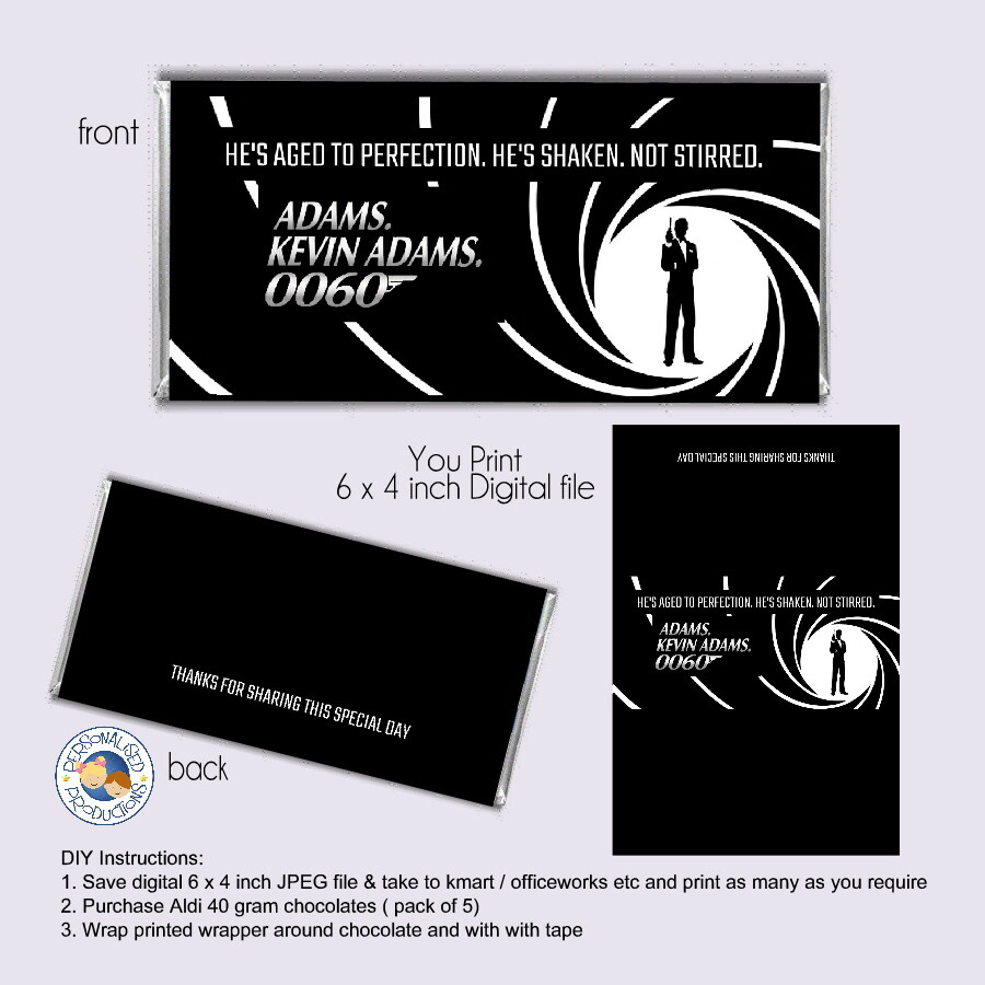 James Bond Invite Printable James Bond Themed Dance Party | Bethesda,