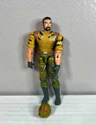2003 Hasbro - G.I. Joe - Big Brawler (v3) Gun Station Spy Troop 4in - w ...