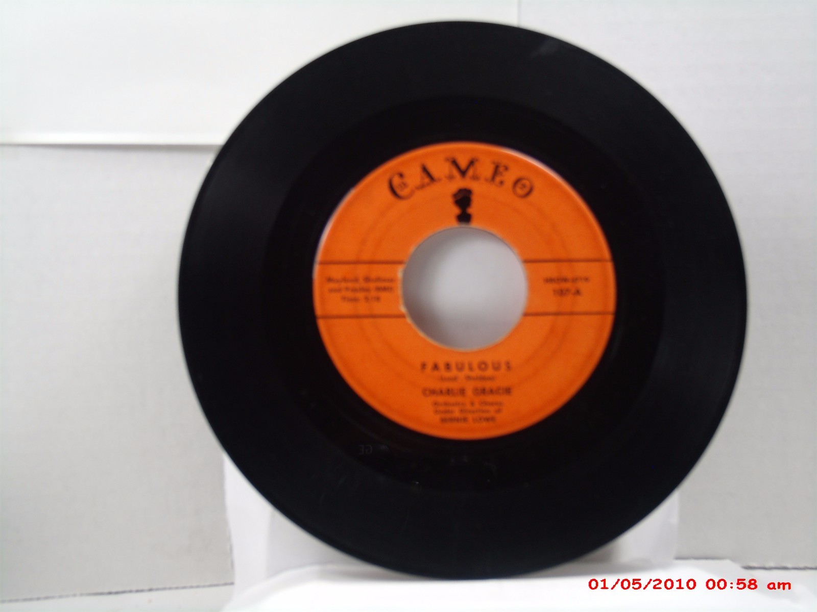 CHARLIE GRACIE -(45)- FABULOUS / JUST LOOKIN' - CAMEO RECORDS 107 ...