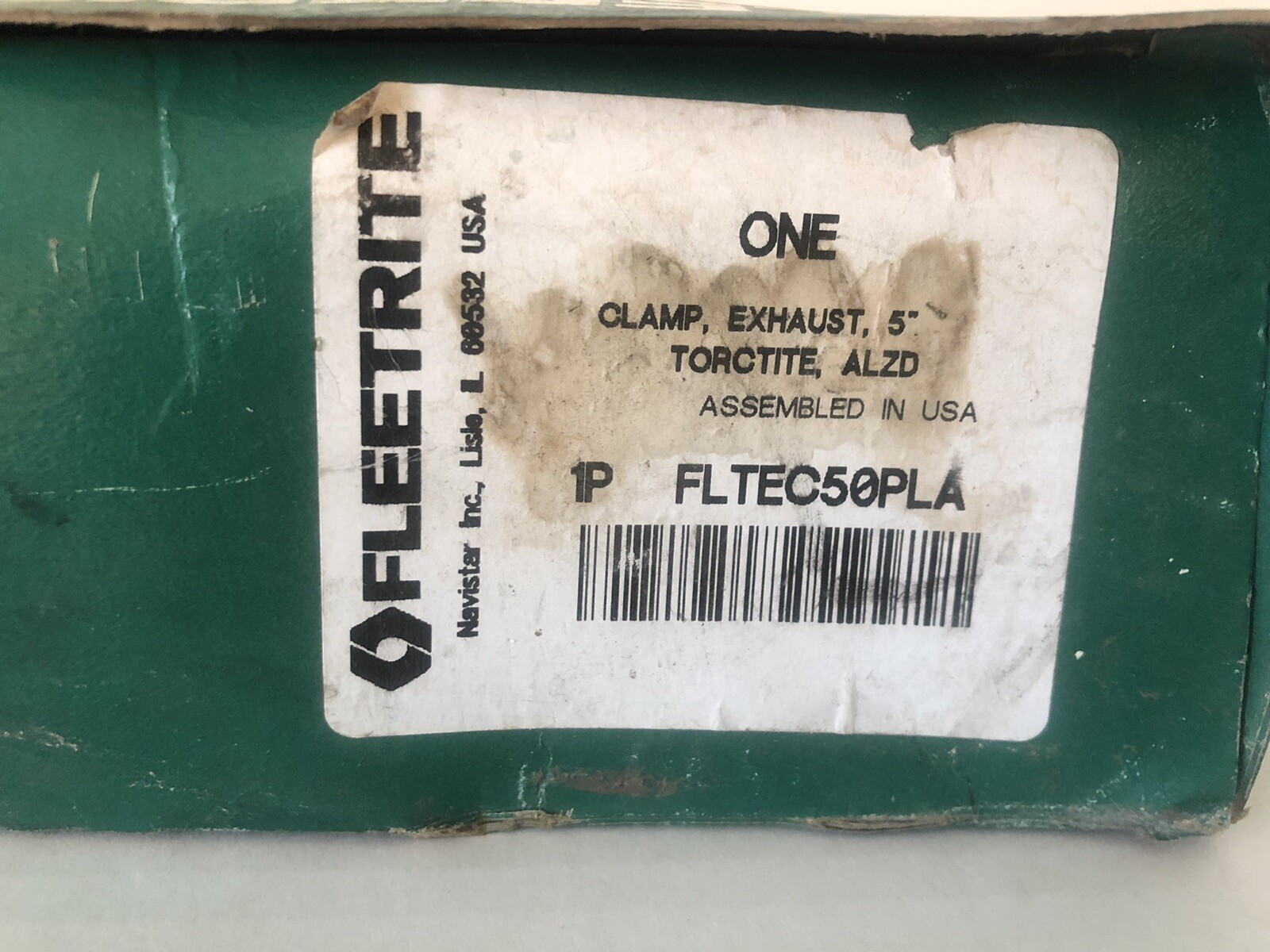 Fleetrite Formed Exhaust Clamp 5" PreFormed Aluminum FLTEC50PLA NEW | eBay