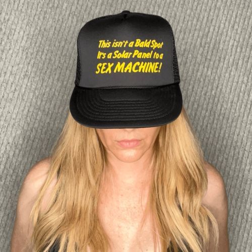 Vintage 70s Funny Trucker Hat Bald Spot Portal To Mesh Snap Back Adult Humor | eBay