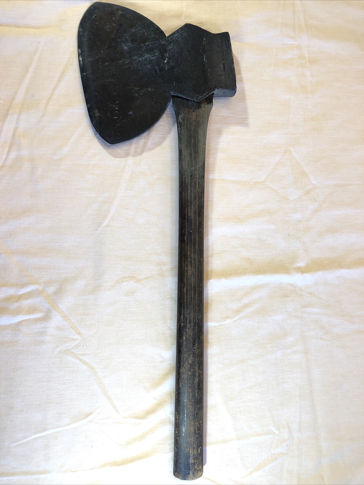 Antique Cast Iron Broad Axe Best Steel Warranted New Haven CT Old Wood ...