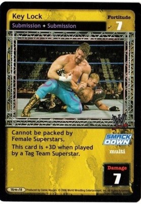WWE: Key Lock [Played] card type Submission Raw Deal Wrestling WWF | eBay