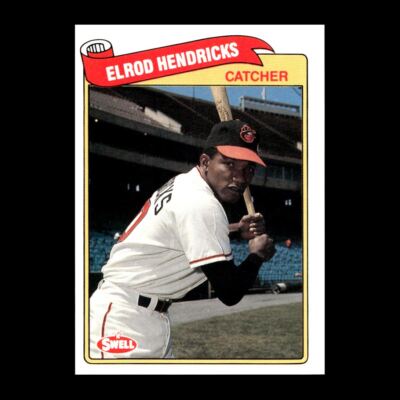 Elrod Hendricks 1989 Swell Baseball Greats Baltimore Orioles #64 R320A ...