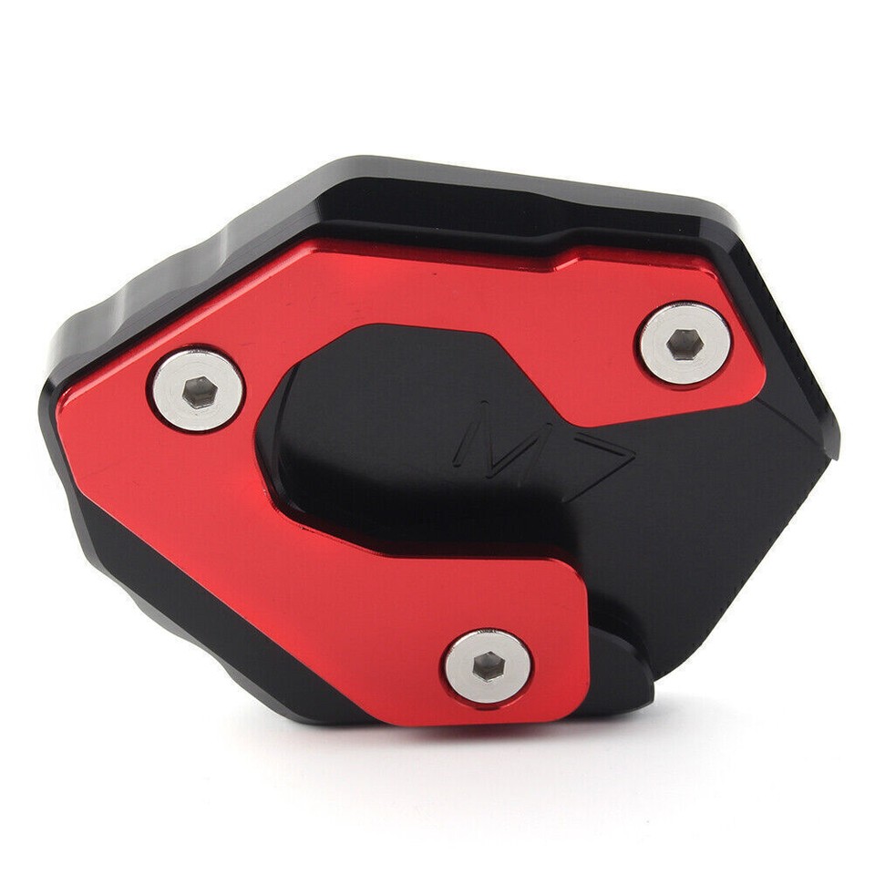 CNC Kickstand Side Stand Extension Pad Plate Fit Yamaha MT-07 FZ-07 ...