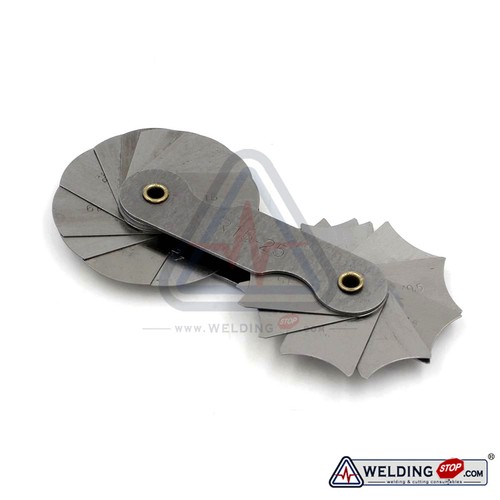 Radius Gage Gauge Fillet Set R7 14-5mm Concave Convex Arc End Internal ...