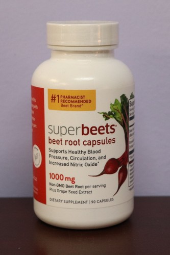 HumanN SuperBeets *1000mg* Non-GMO Beet Root (90) ⬆️Nitric Oxide ️ ...
