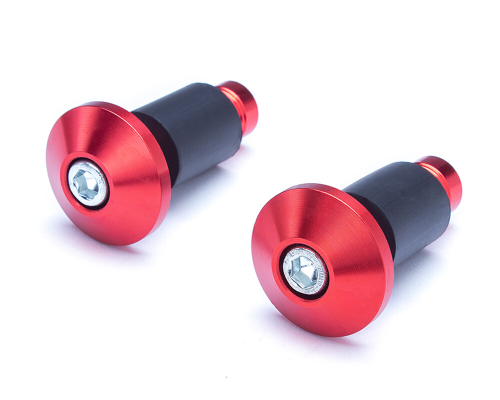 Motorcycle Bar End Weights RED for 22mm 7/8 inch Handlebars inc ...
