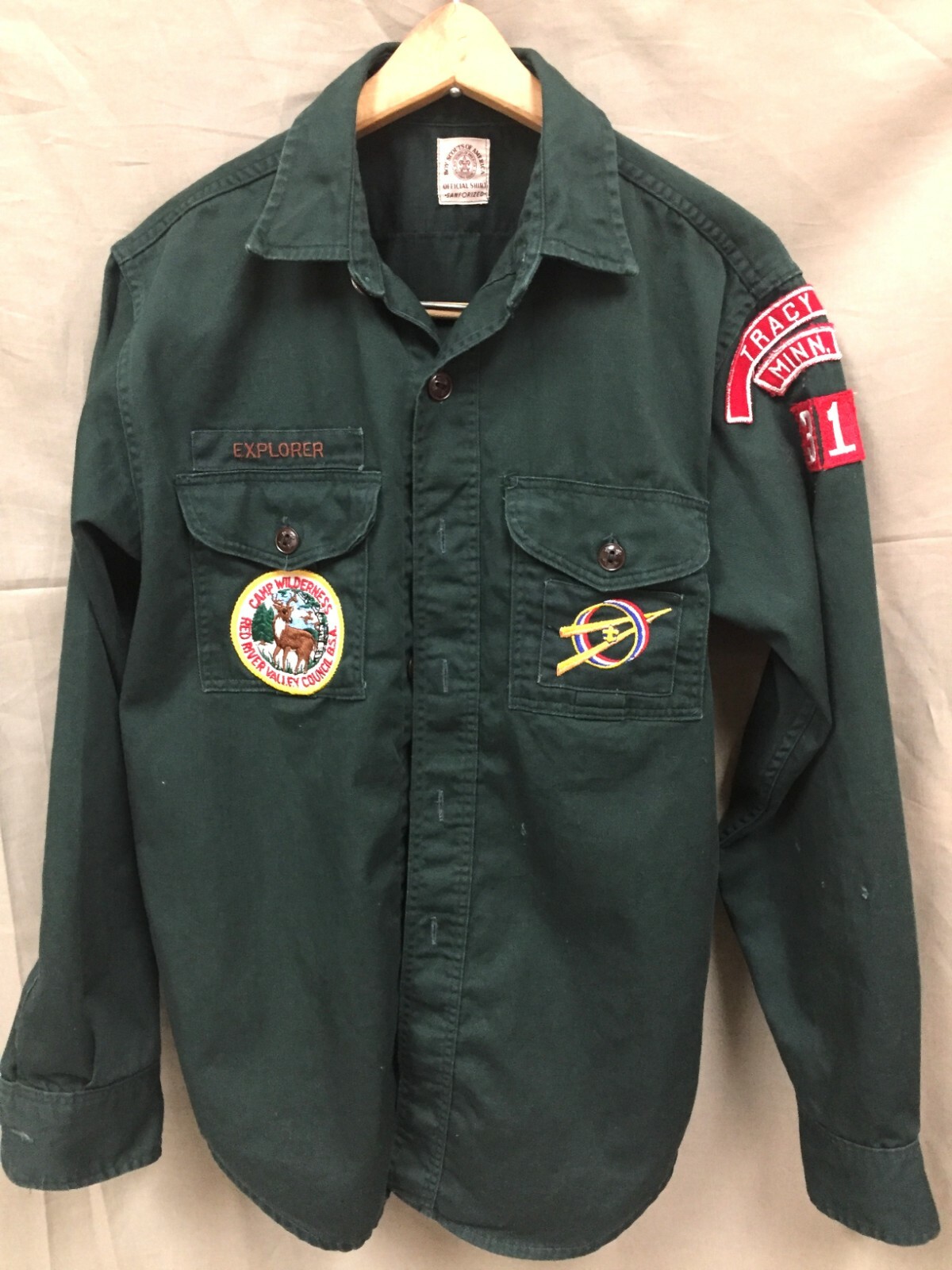 Boy Scout Explorer Shirt Long Sleeve Tracy MN Defunct Troop 31 Circa ...