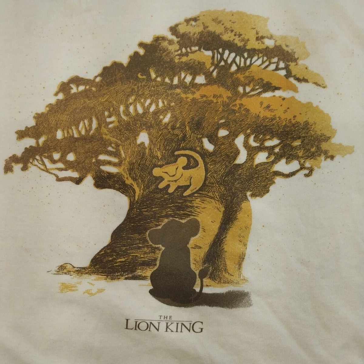 Lion King Simba Drawing On Tree