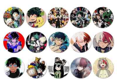 15 X MY HERO ACADEMIA CUPCAKE edible Cake toppers Icing Wafer | eBay UK