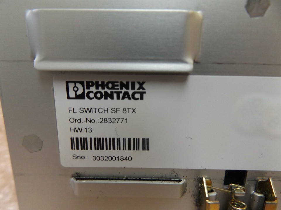 WHOLESALE PHOENIX CONTACT ETHERNET SWITCH SF-8TX 2832771 8-PORT | eBay