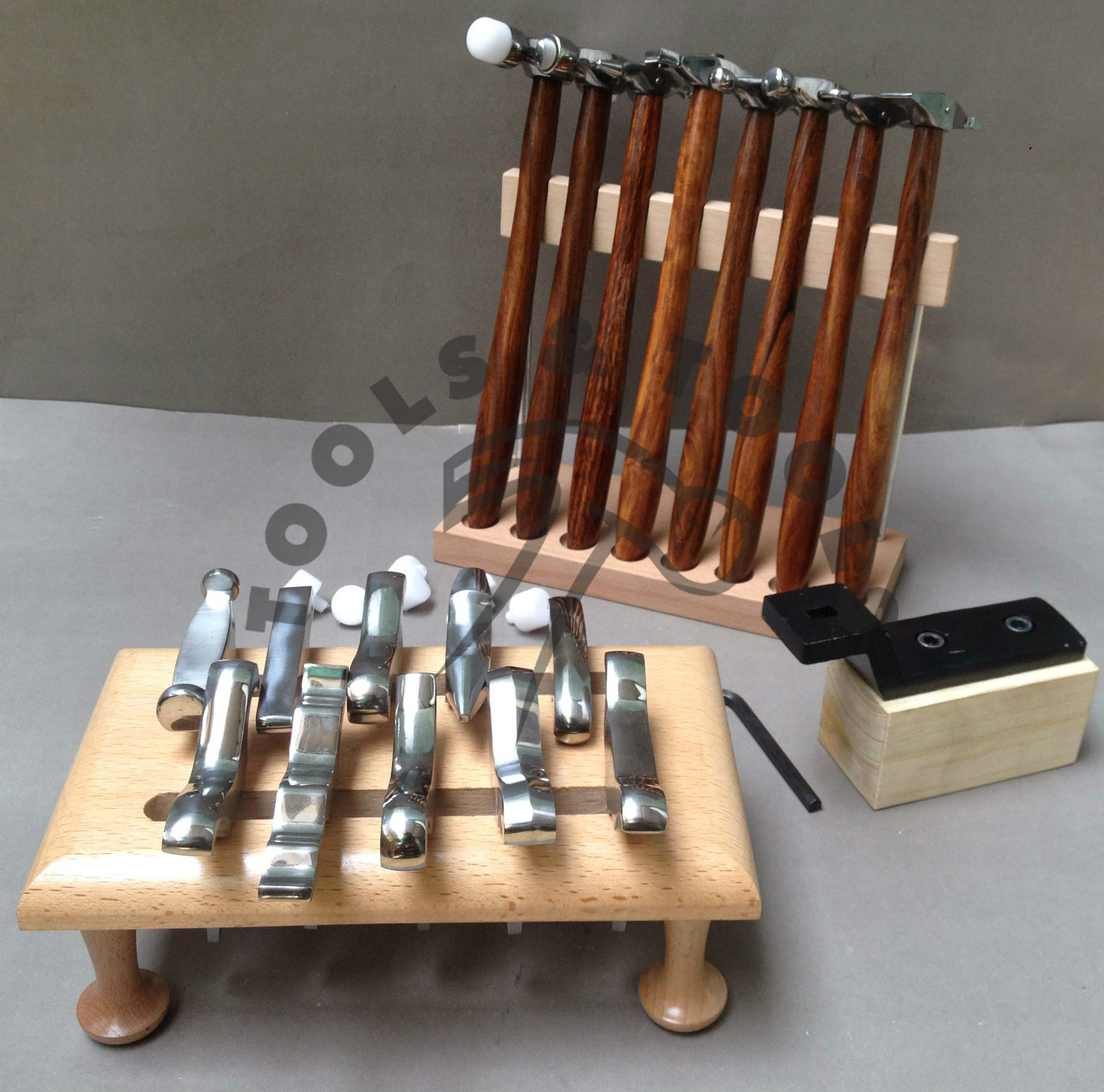 8 TEXTURING HAMMER, 10 MINIATURE STAKES DESIGNING FORMING JEWELRY METAL ...