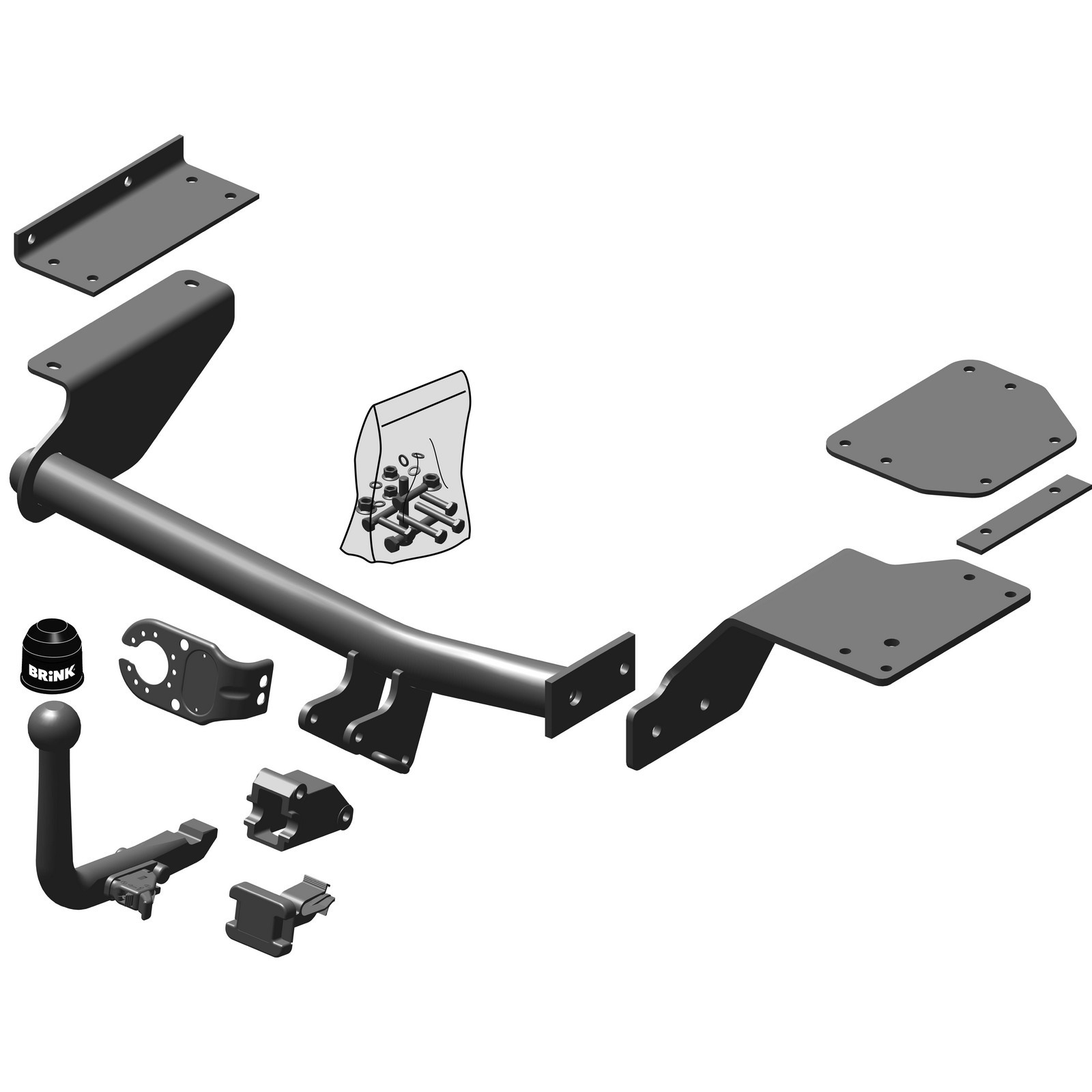 Brink Towbar for Suzuki Swift Hatchback 2005-2010 - Detachable Tow Bar ...