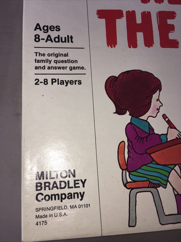 VINTAGE 1978 MILTON BRADLEY "GO TO THE HEAD OF THE CLASS" GAME - L 007 ...