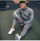 Men's Zipper Sportswear Tight-fitting Stand-up Collar Jacket Muscle ...