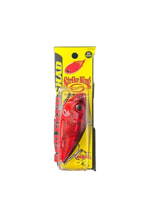 Strike King Red Eye Shad 3/4oz 2-TAP Tungsten Lipless Crankbait (Chili ...