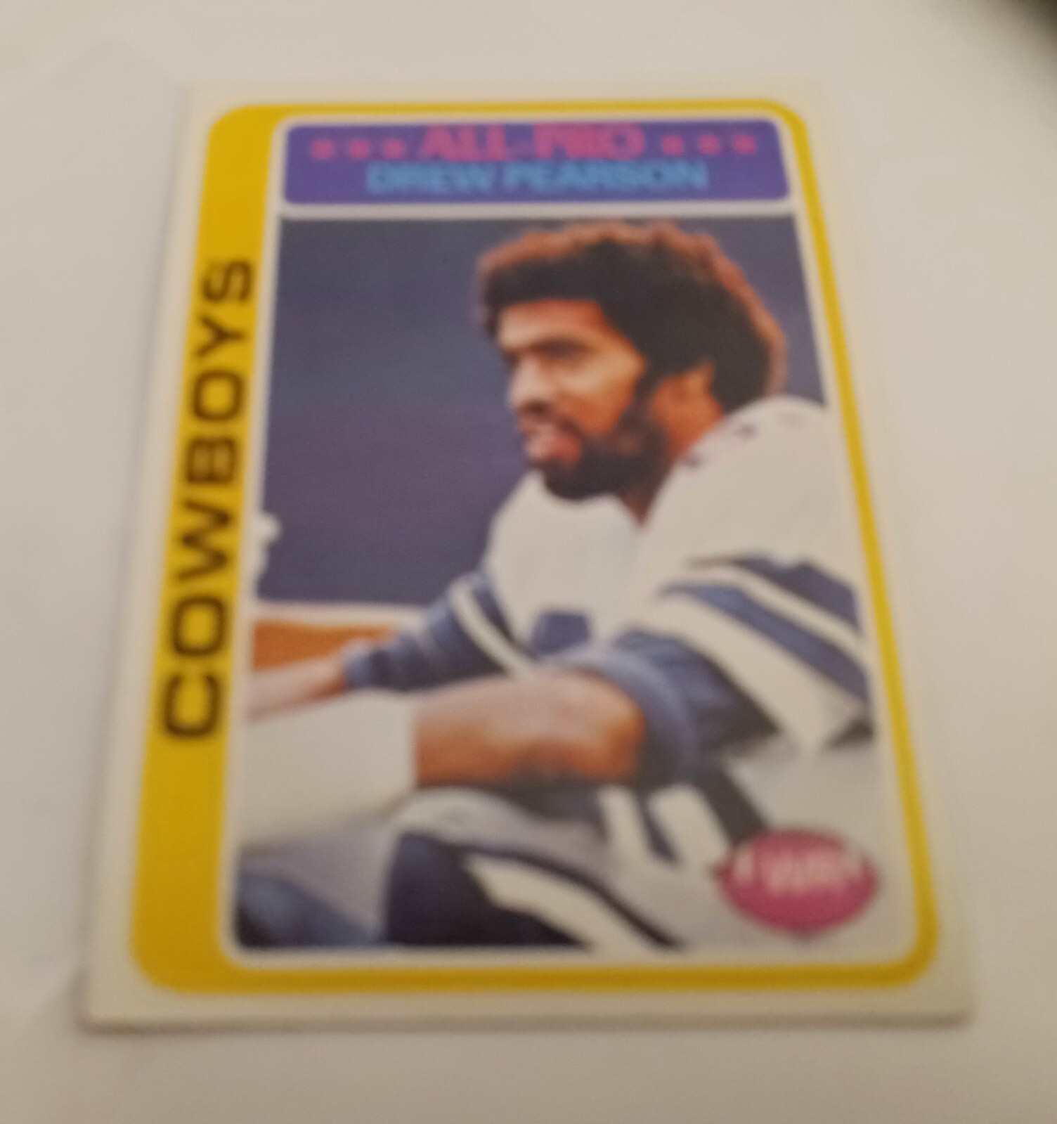 1978 DREW PEARSON Topps NFL Football Card #350 Dallas Cowboys HOF NM ...
