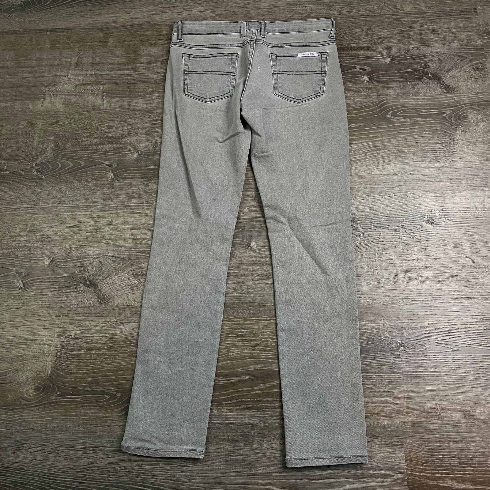 Sass & Bide Womans Sydney Jeans Light Gray Denim Skinny Leg Size 26 | eBay