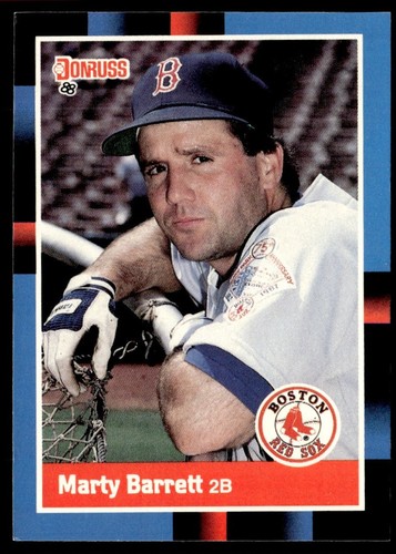 1988 Donruss Marty Barrett Boston Red Sox #276 | eBay